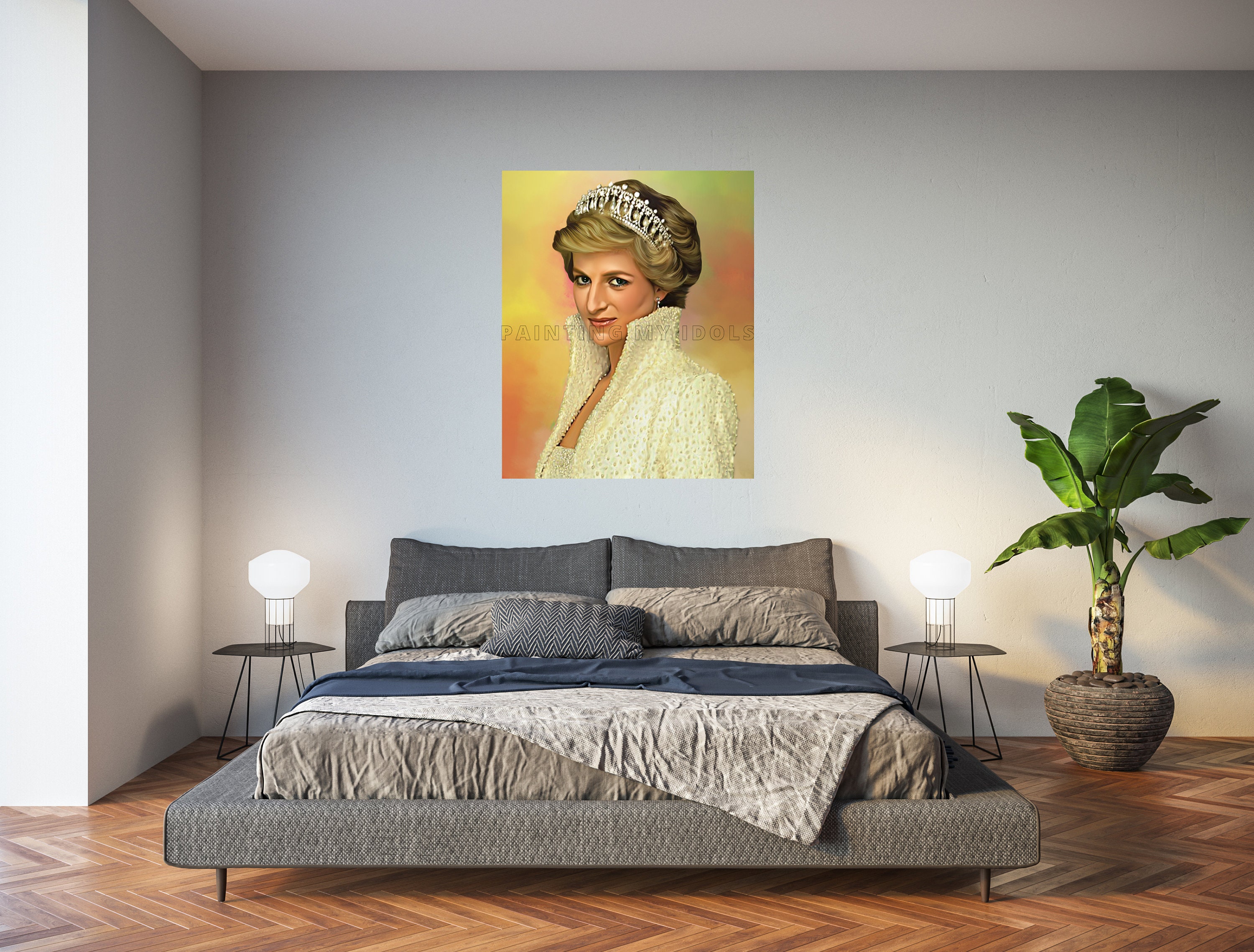 Princess Diana Wall Art, Princess Diana Canvas Print, Princess Diana ...