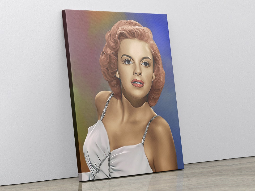 Judy Garland Art Judy Garland Poster Vintage Portrait - Etsy
