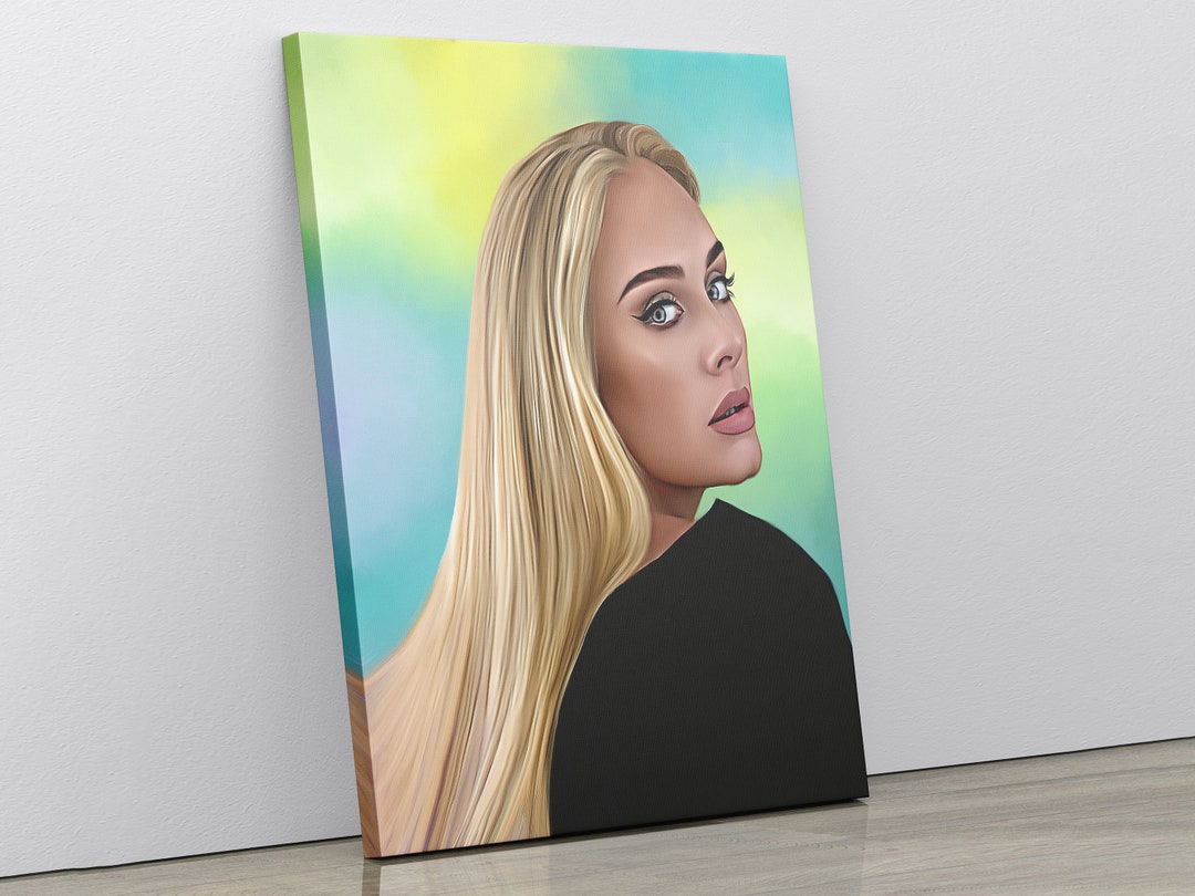 Adele Poster, Adele Gifts, Adele Art, Adele Canvas Print, Wall Art ...