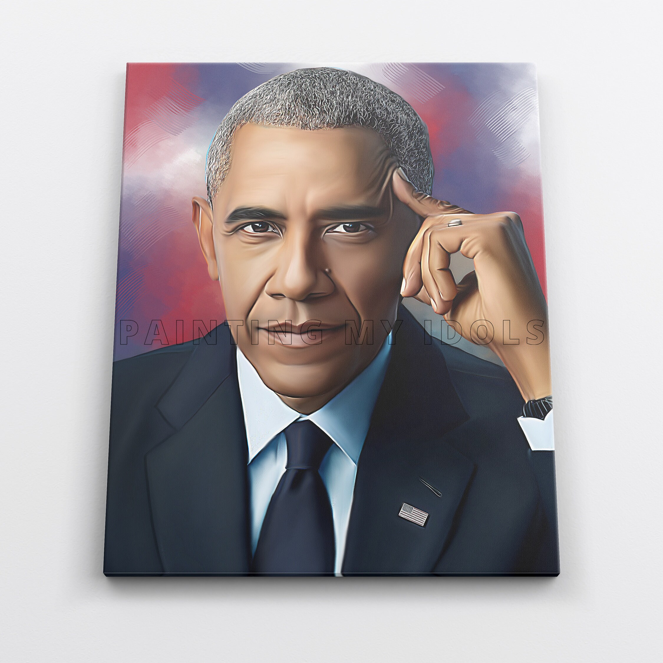Barack Obama Poster, Barack Obama Canvas Print, USA President African ...