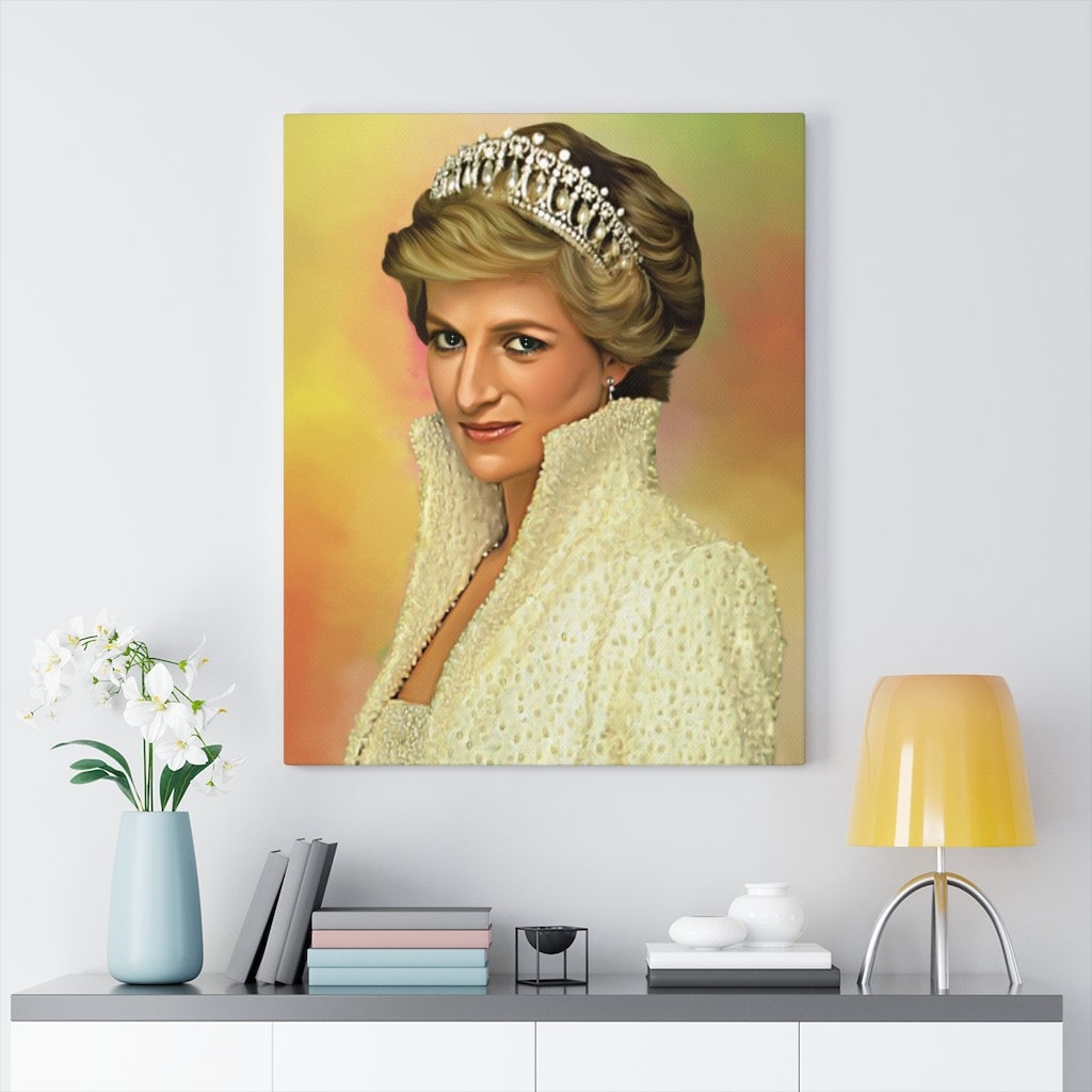 Princess Diana Wall Art, Princess Diana Canvas Print, Princess Diana ...