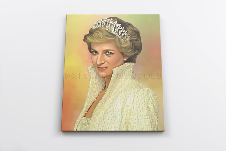 Princess Diana Wall Art, Princess Diana Canvas Print, Princess Diana ...