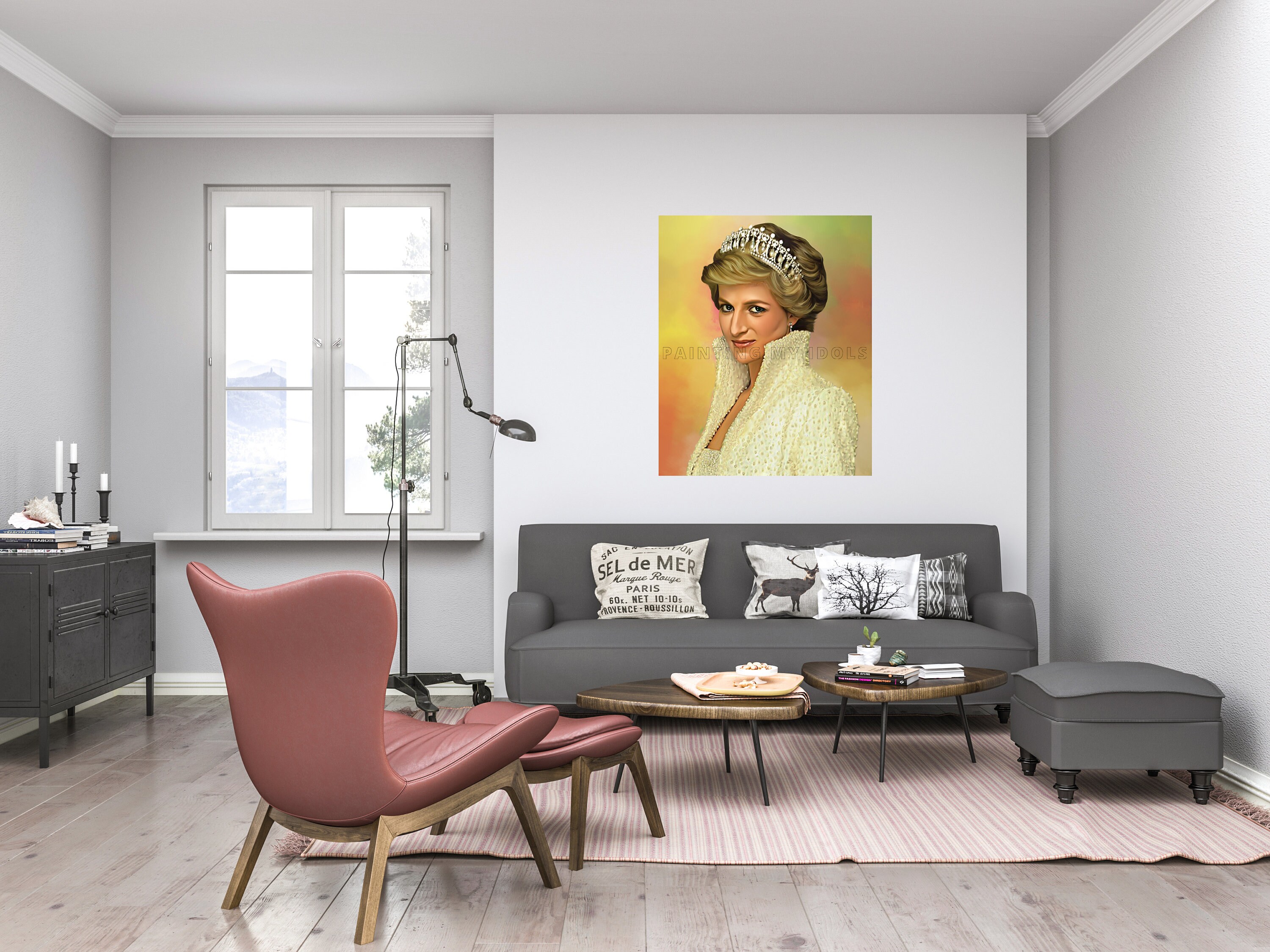 Princess Diana Wall Art, Princess Diana Canvas Print, Princess Diana ...