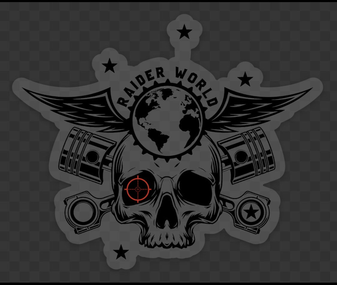 Raider World, Clear Stickers / Decal - Etsy