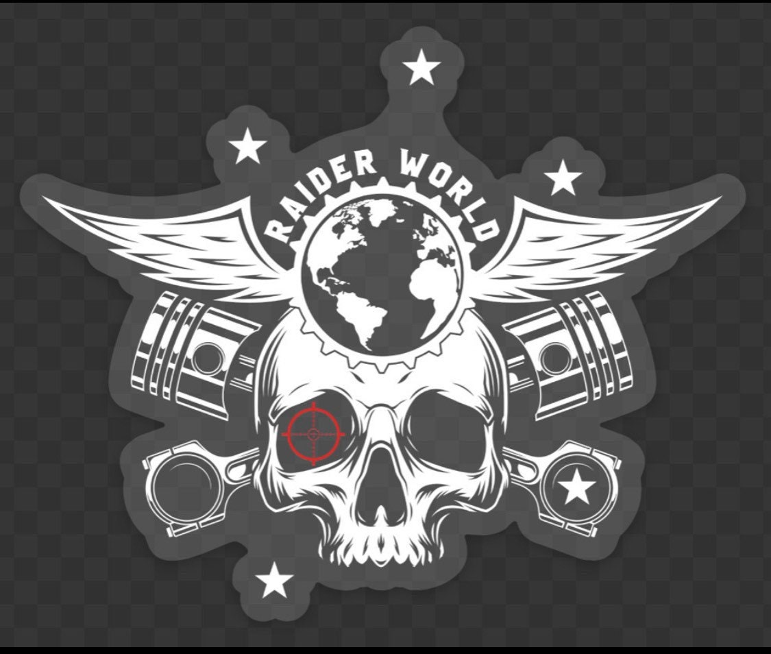 Raider World, Clear Stickers / Decal - Etsy