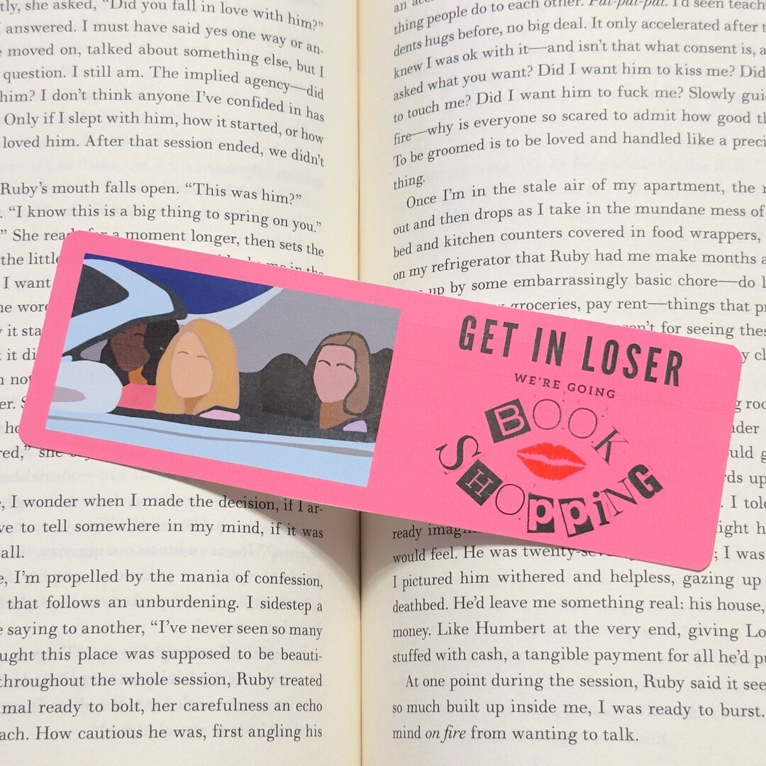 Mean Girls Burn Book Bookmark, Gift for Book Lovers, Funny Bookmarks ...