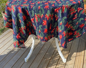 Blue Cafe Tablecloth - Etsy