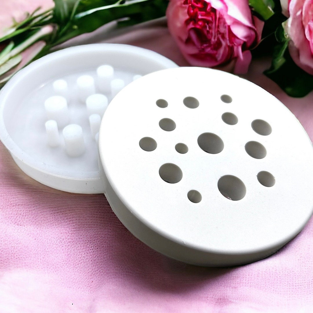 Flower Saver Lid Silicone Casting Mold, Concrete, Jesmonite, Plaster ...