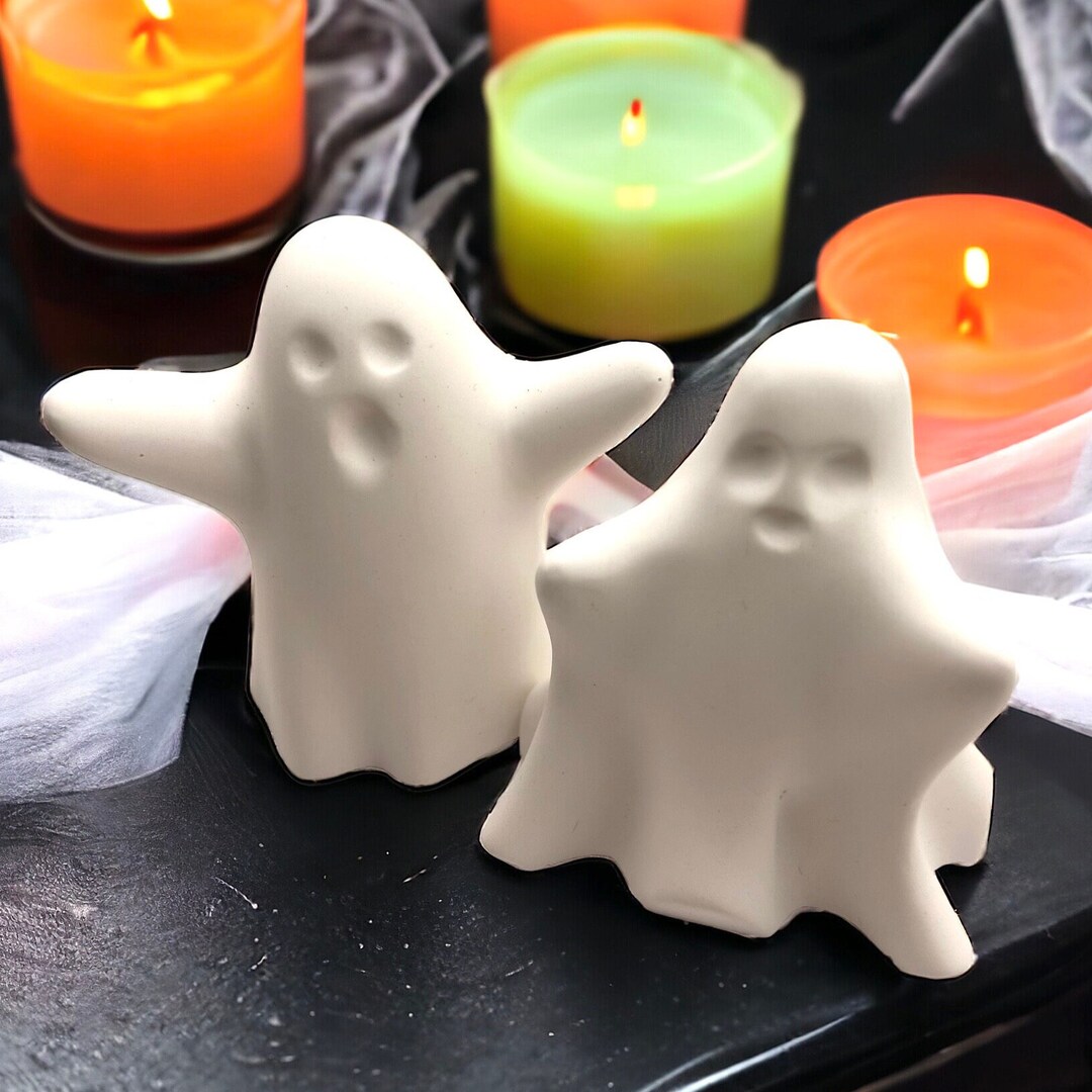 Ghost Silicone Casting Mold Individually or Set, Candle Mould Concrete ...