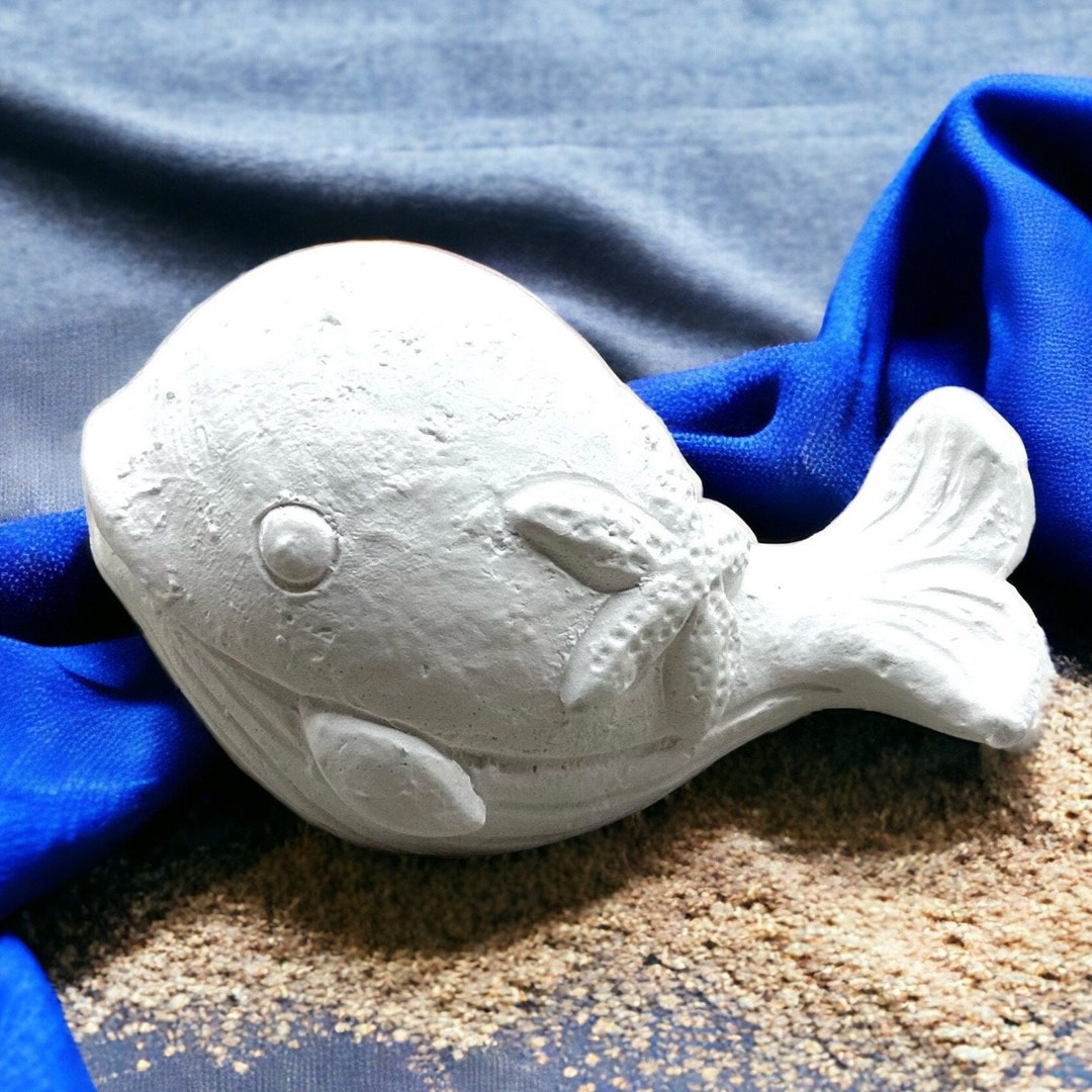 Whale Silicone Mold With Starfish Concrete Mold Candle Mould - Etsy