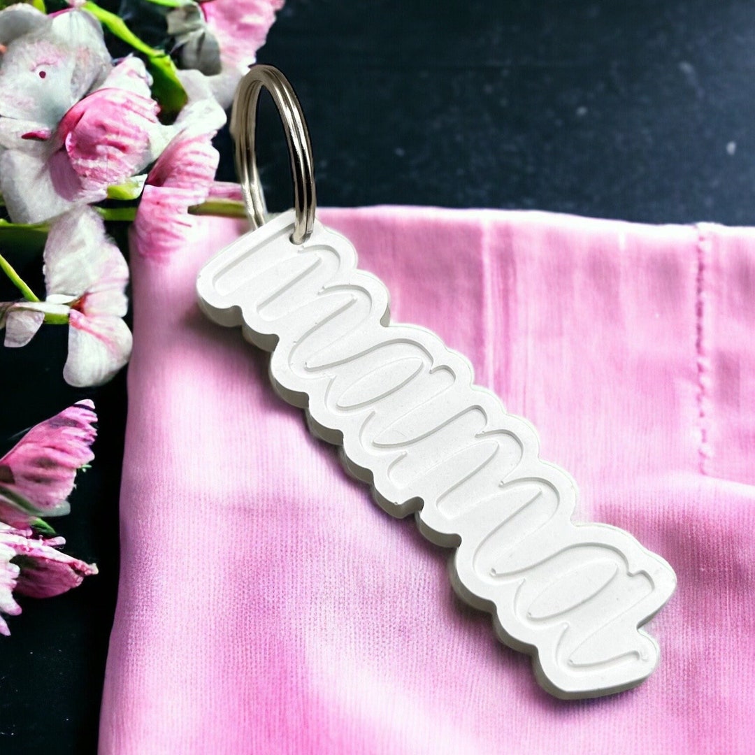 Mama Silicone Casting Mold, Keychain Epoxy Resin Concrete Mould ...