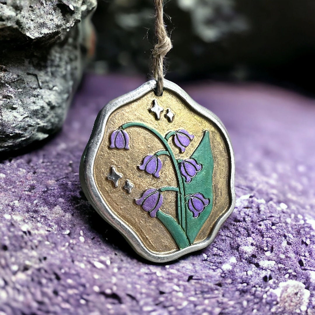 Flower Ornament Silicone Casting Mold, Bellflower Gift Tag, Plaster ...