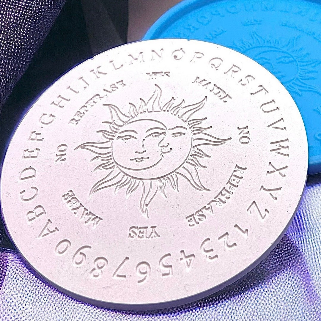 Sun and Moon Pendulum Board Silicone Mold, Mystical Pendle Oracle ...