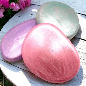 Set of 3 Stones Silicone Mold, Stone Mould for Casting With Concrete ...