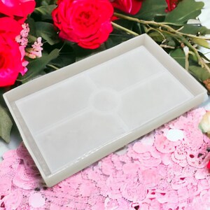 Rectangular Silicone Tray Mold for Concrete, Plaster, Resin, Jesmonite ...