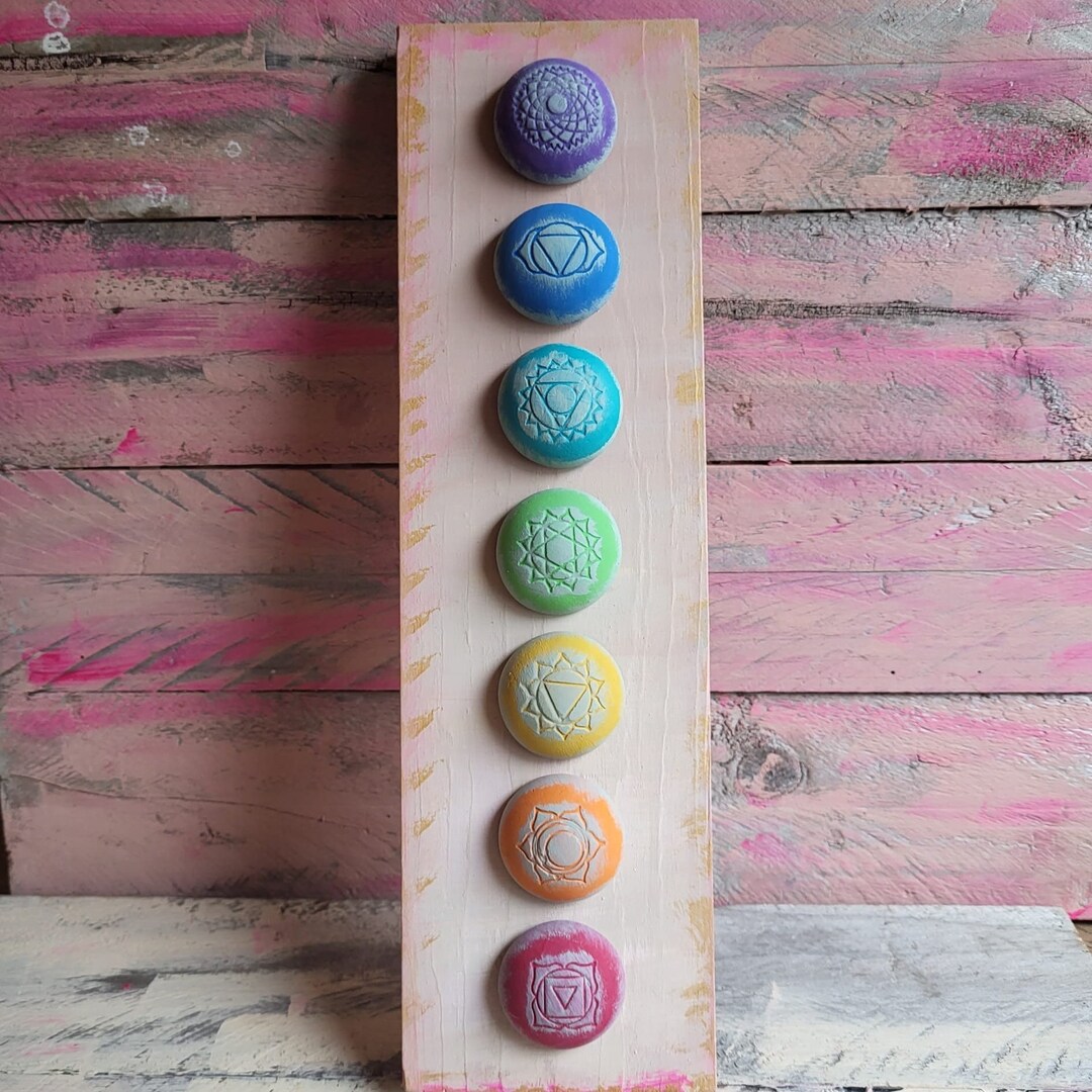 Molde de fundição de sete símbolos de chakra, molde de silicone de ...