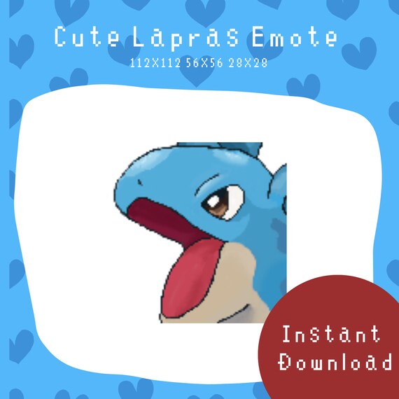 Twitch / Discord Lapras ANIMATED Emote Cute Pokémon - Etsy