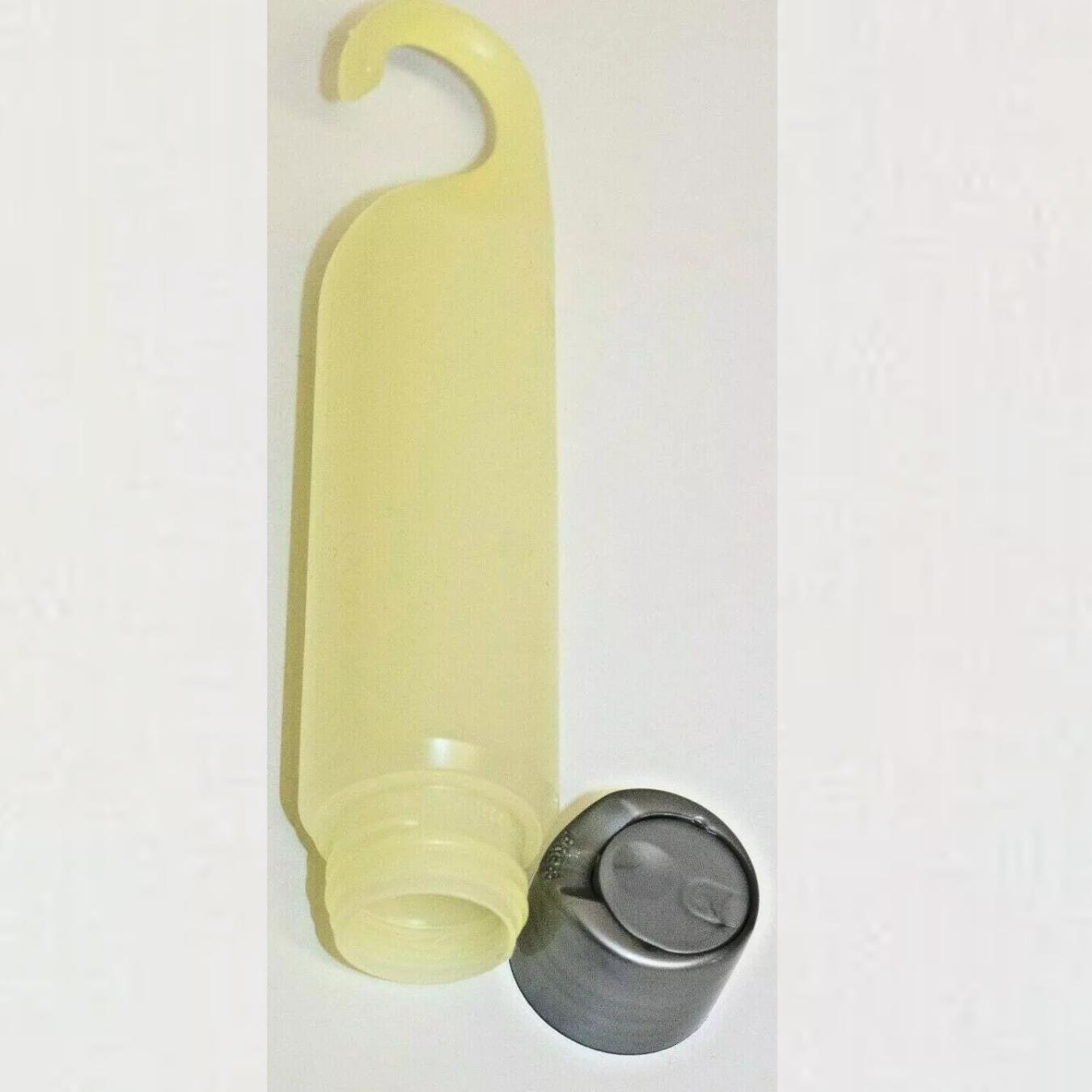 Yellow Shower Gel Bottles - Empty 150ml Refillable Opaque Plastic With ...