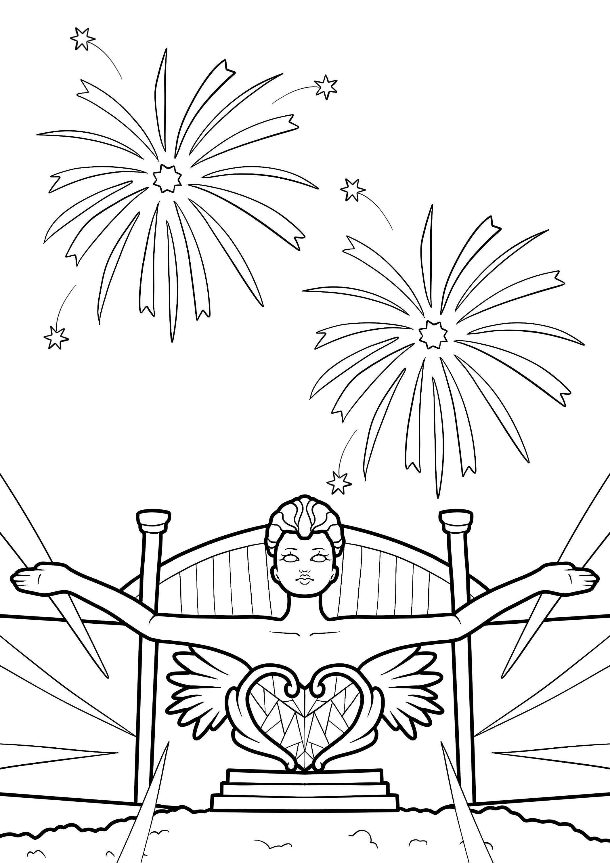 EDC Festival Coloring Pages 8 Coloring Pages Electric Daisy | Etsy