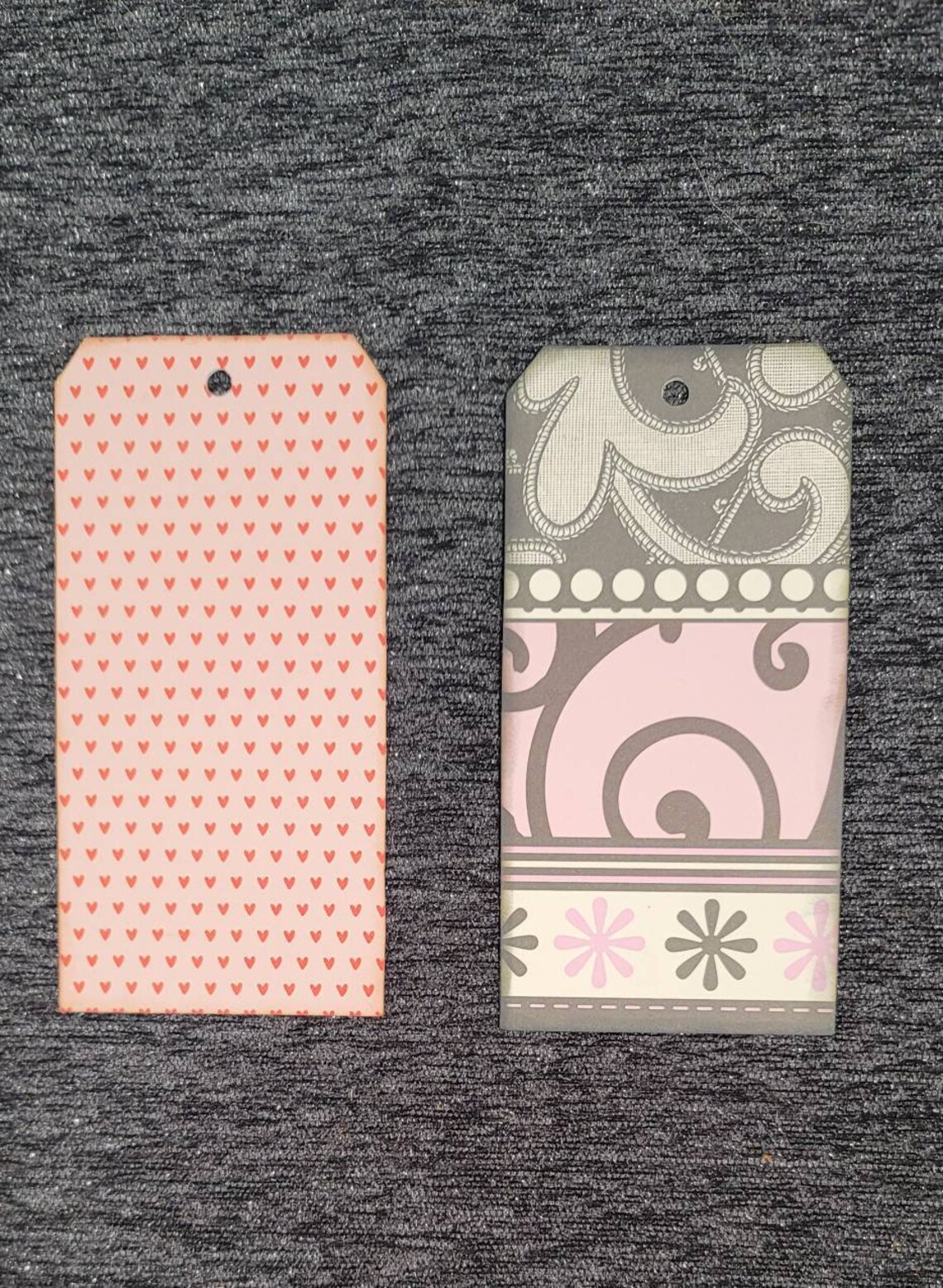 Large Decorated Tags Gift Tags, Ephemera, Journal Supplies - Etsy