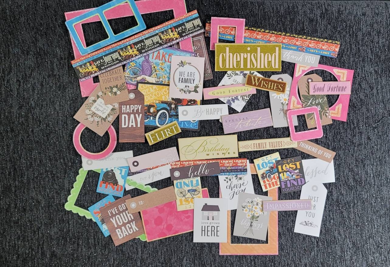 50 Pieces- Junk Journal/ Scrapbook Ephemera Grab Pack - Etsy