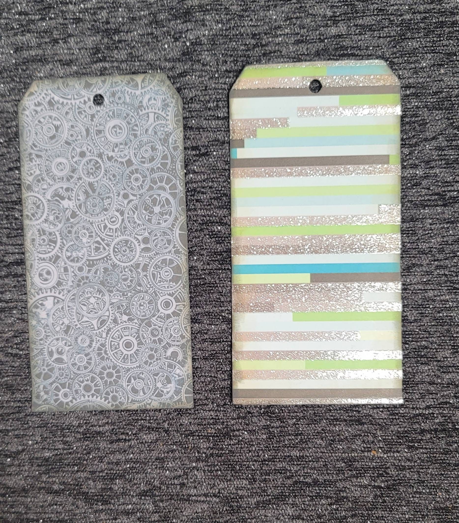 Large Decorated Tags Gift Tags, Ephemera, Journal Supplies - Etsy