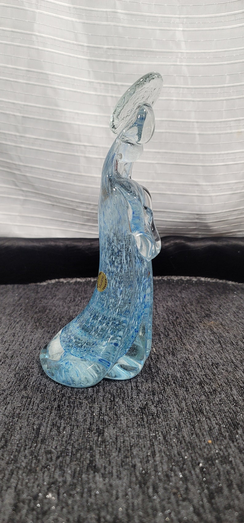 Vintage Blue Murano Italian Art Glass Angel Figurine - Etsy