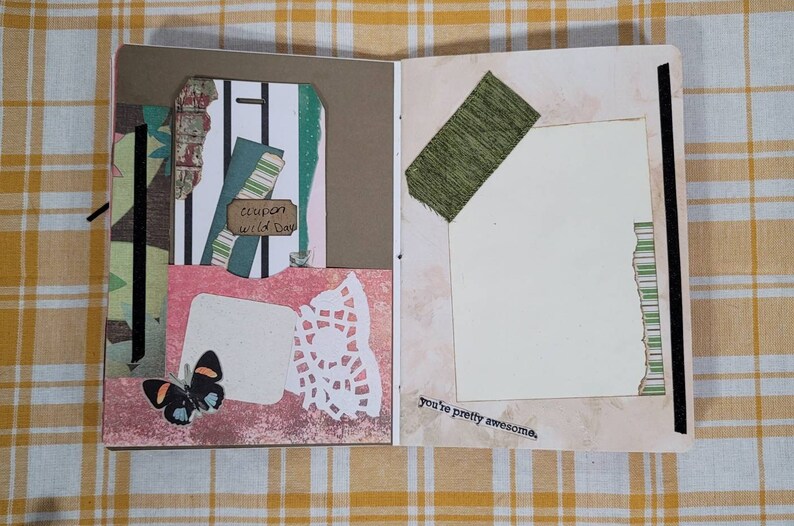 Flip Book, Junk Journal, Scrapbook Memory Book Notebook 8x6 - Etsy