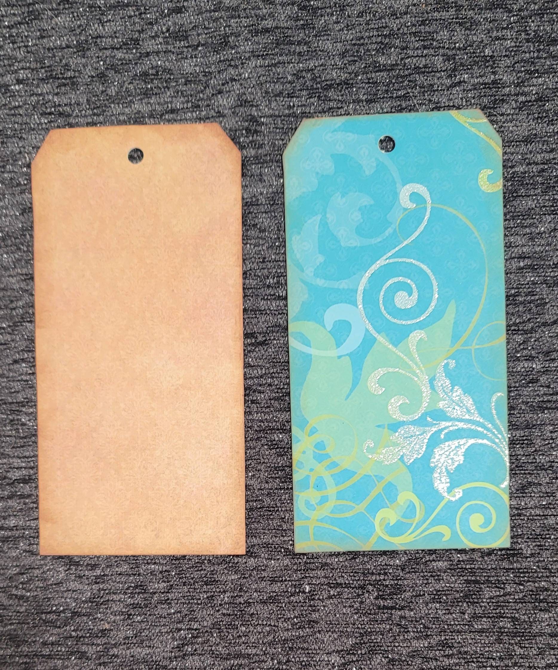 Large Decorated Tags Gift Tags, Ephemera, Journal Supplies - Etsy