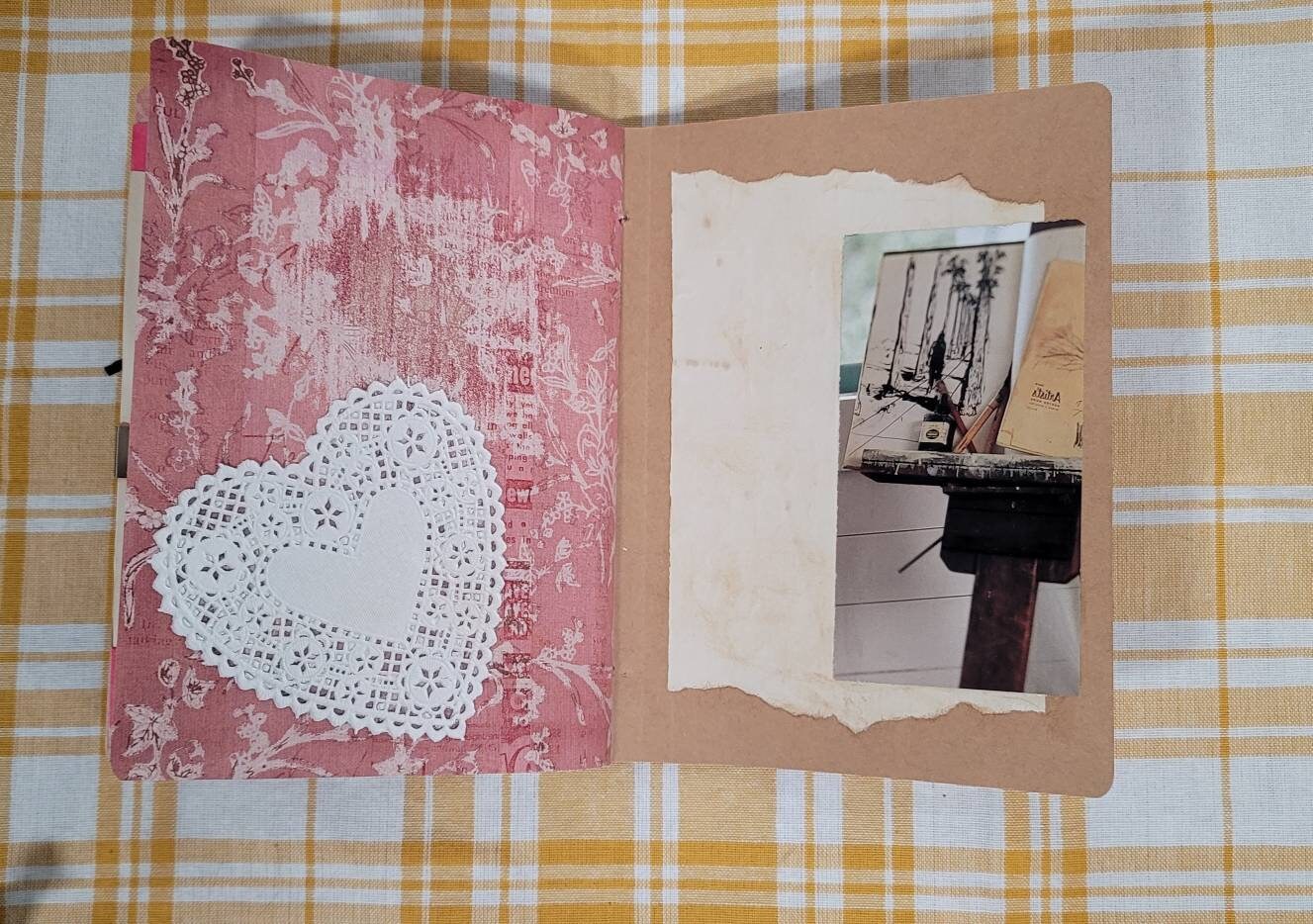 Flip Book, Junk Journal, Scrapbook Memory Book Notebook 8x6 - Etsy