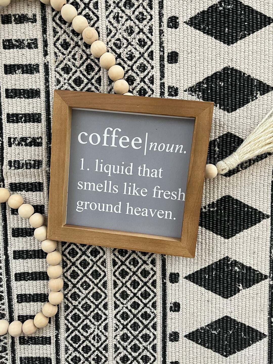Small Coffee Sign 6x6 Wood Sign Coffee Sign - Etsy
