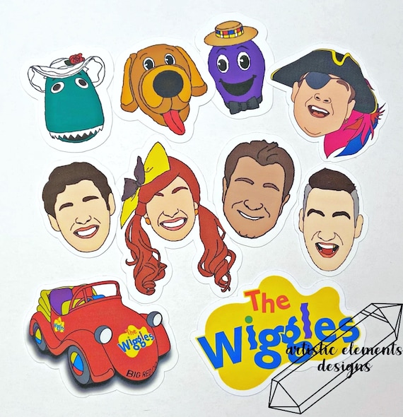 The Wiggles Stickers Set | Etsy