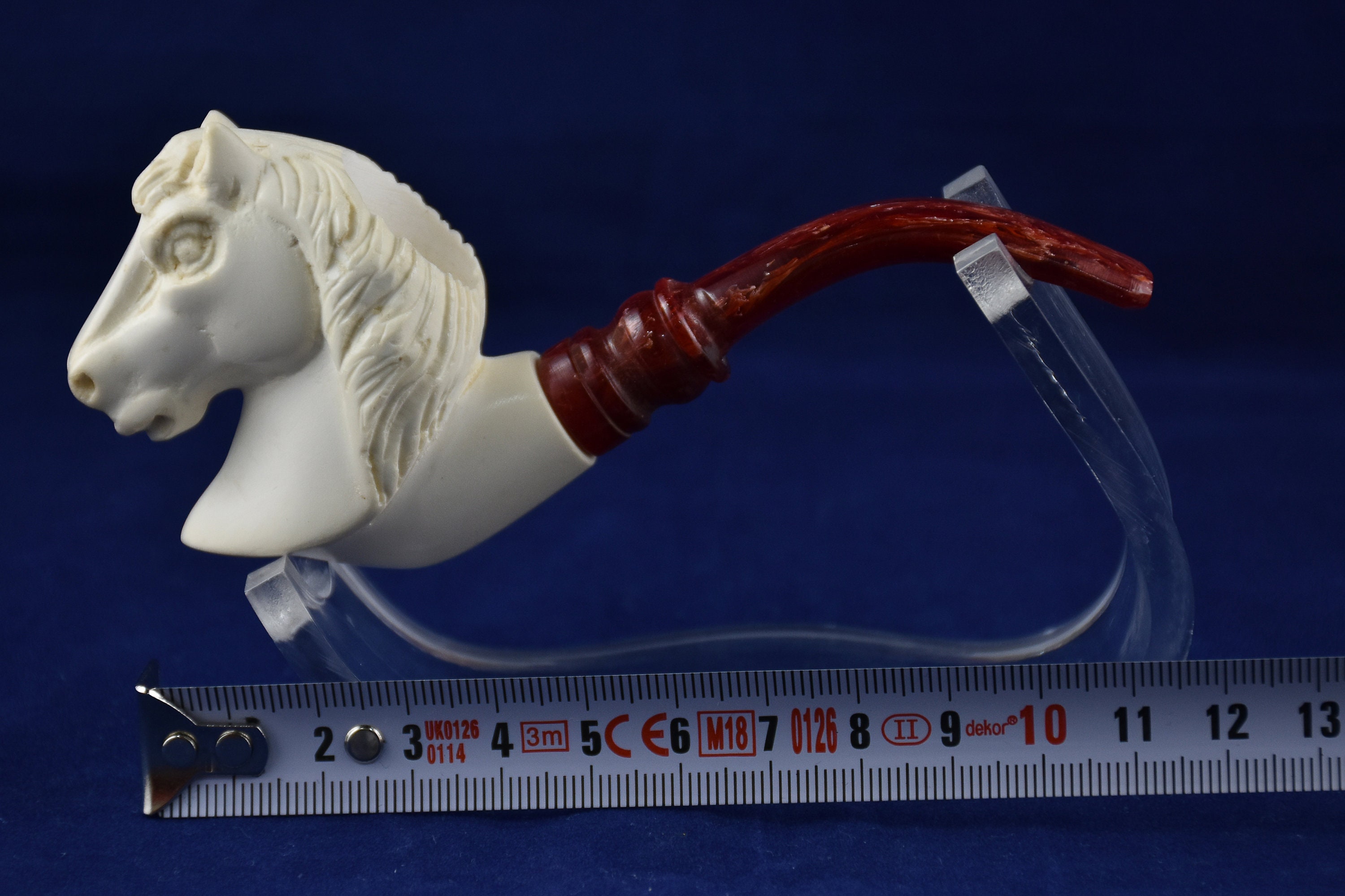 Horse Pipe From Meerschaum, Meerschaum Pipe, Birthday Pipe, Hand Carved ...