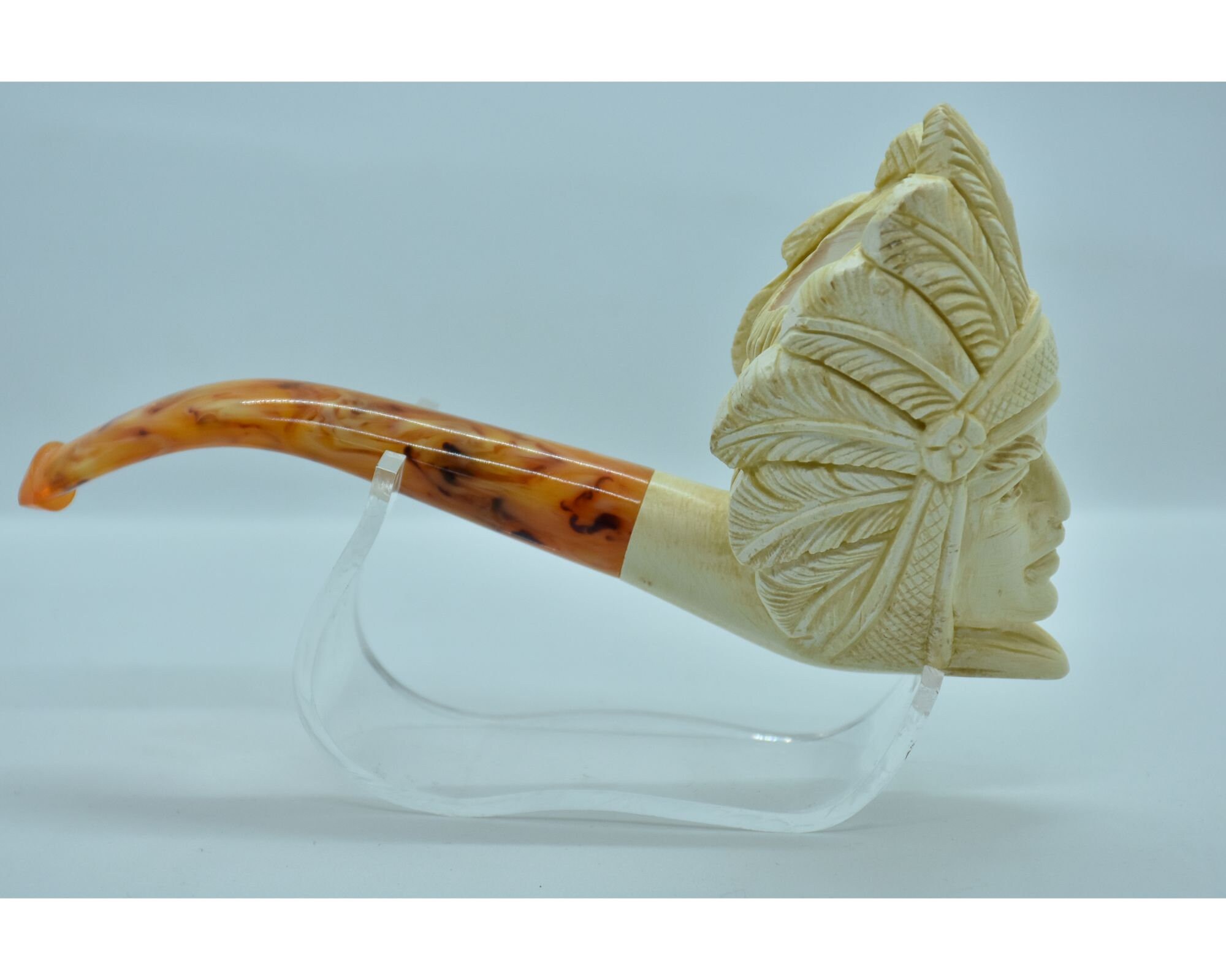 Indian Pipe Aboriginal Pipe Meerschaum Pipe Indian Tribe - Etsy