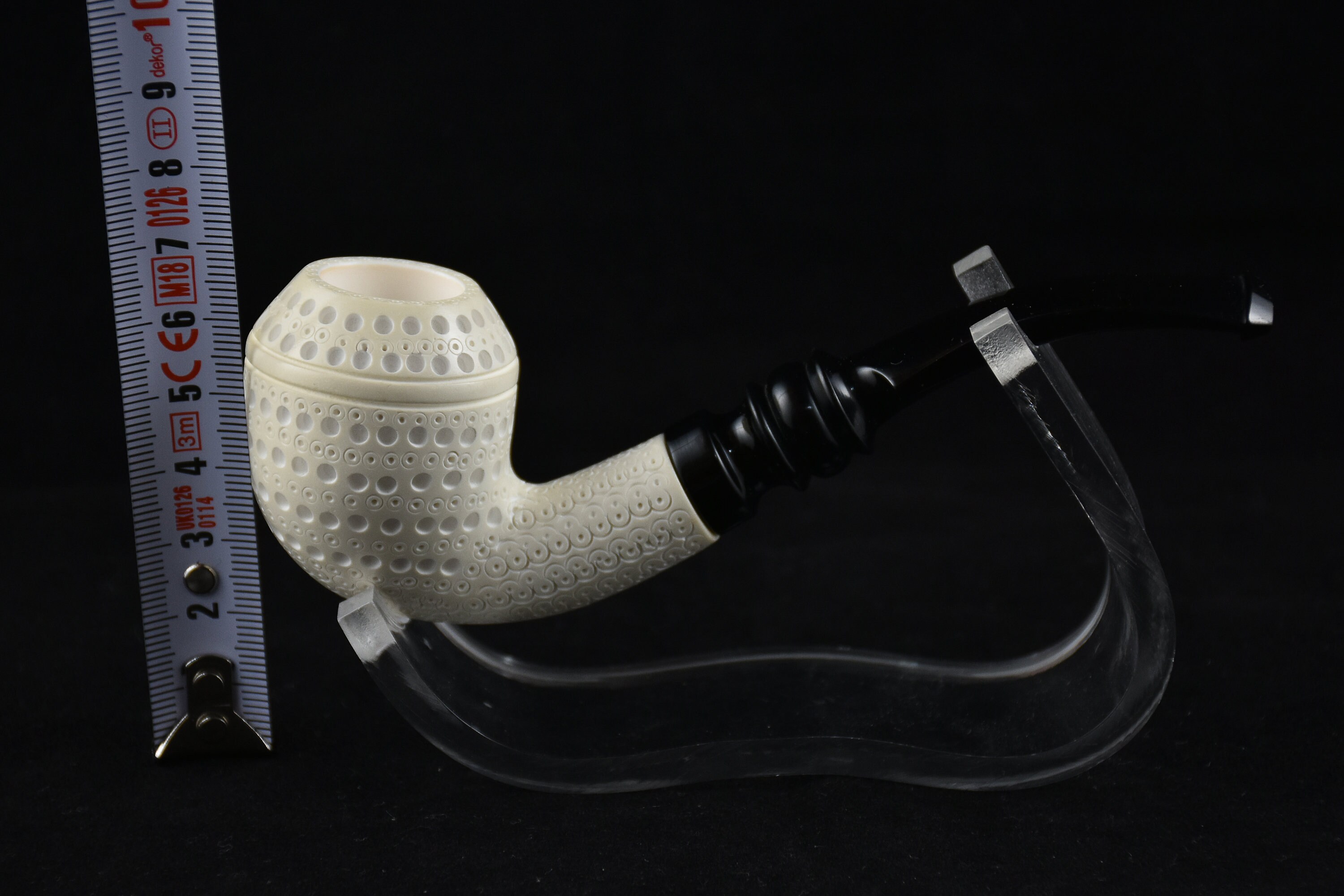 Lattice Rhodesian Pipe, Classical Meerschaum Pipe, Meerschaum Pipe ...