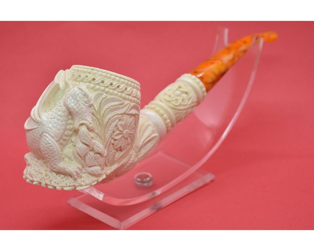 Personalised Dragon Pipe, Long Stem Dragon Pipe, Dragon Pipe ...