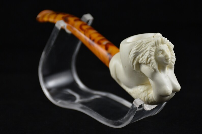 Mermaid Pipe, Naked Woman Pipe, Erotic Meerschaum Pipe, Hand-carved ...
