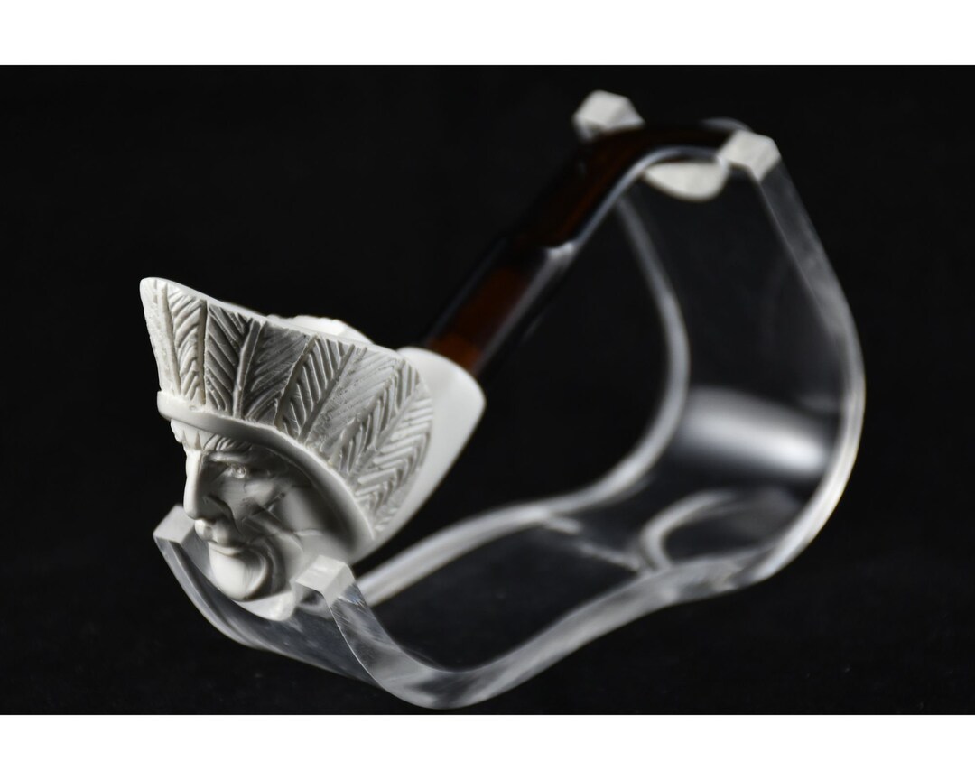 Indian Pipe, Aboriginal Pipe, Meerschaum Pipe, Indian Tribe Chief ...