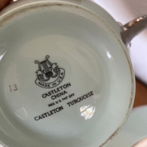 Castleton Turquoise China Selection - Etsy