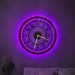 Neon Wall Clock, Wall Clock With Led Light, Wall Clock With Numbers ...