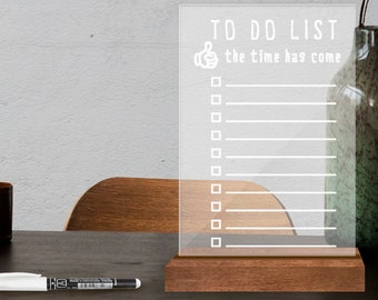 Acrylic to Do List - Etsy