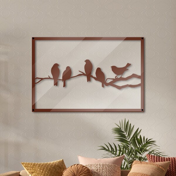Birds on Tree Branch - Etsy