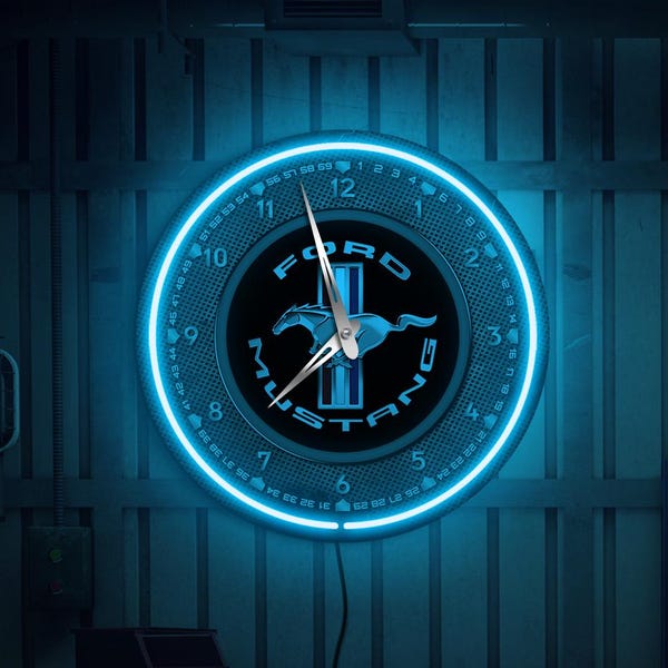 Mustang Alarm Clock - Etsy