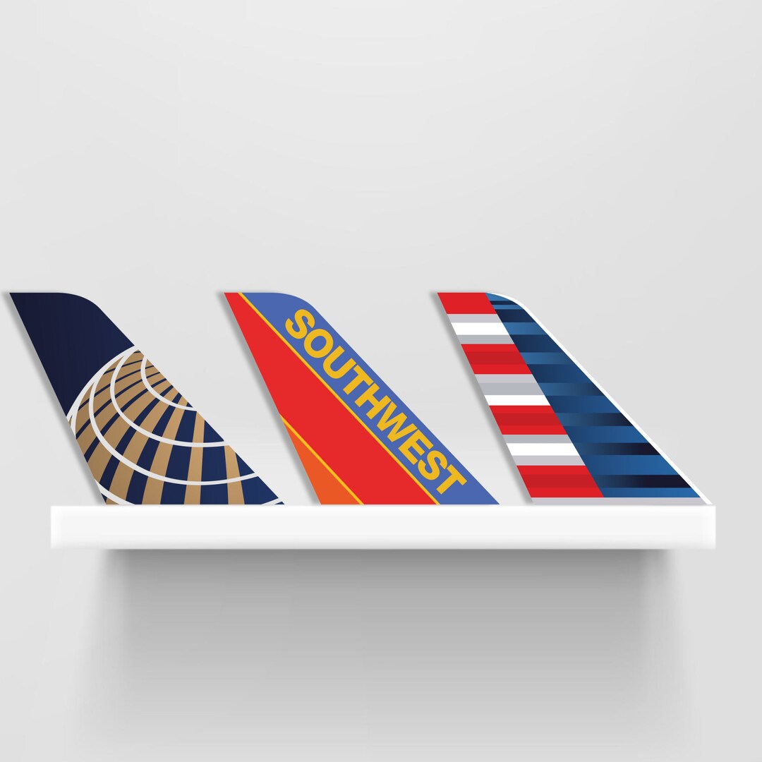 Custom Airline Tail Led Sign, Plane Tail Decor, American Airlines Tail ...