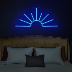 Sun Neon Sign, Sun Led Sign, Sunset Neon Sign, Sunshine Led Sign ...