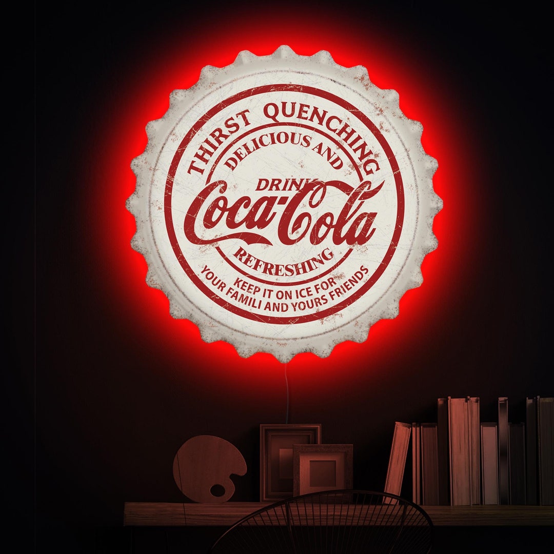 Coca Cola Neon Sign, Coca Cola Led Sign, Coca Cola Logo, Coca Cola ...