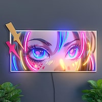 Anime Logo- LED Neon Anime Wall Art, Anime, Cartoon Character, Game ...