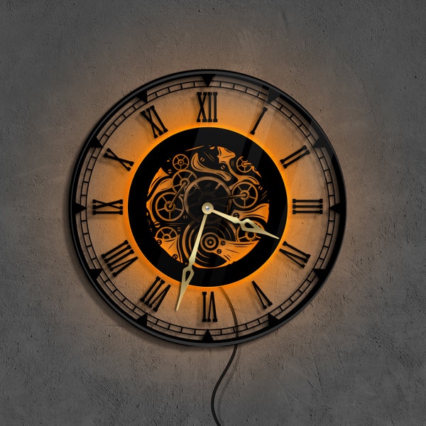 Wall Clock With Numbers - Etsy