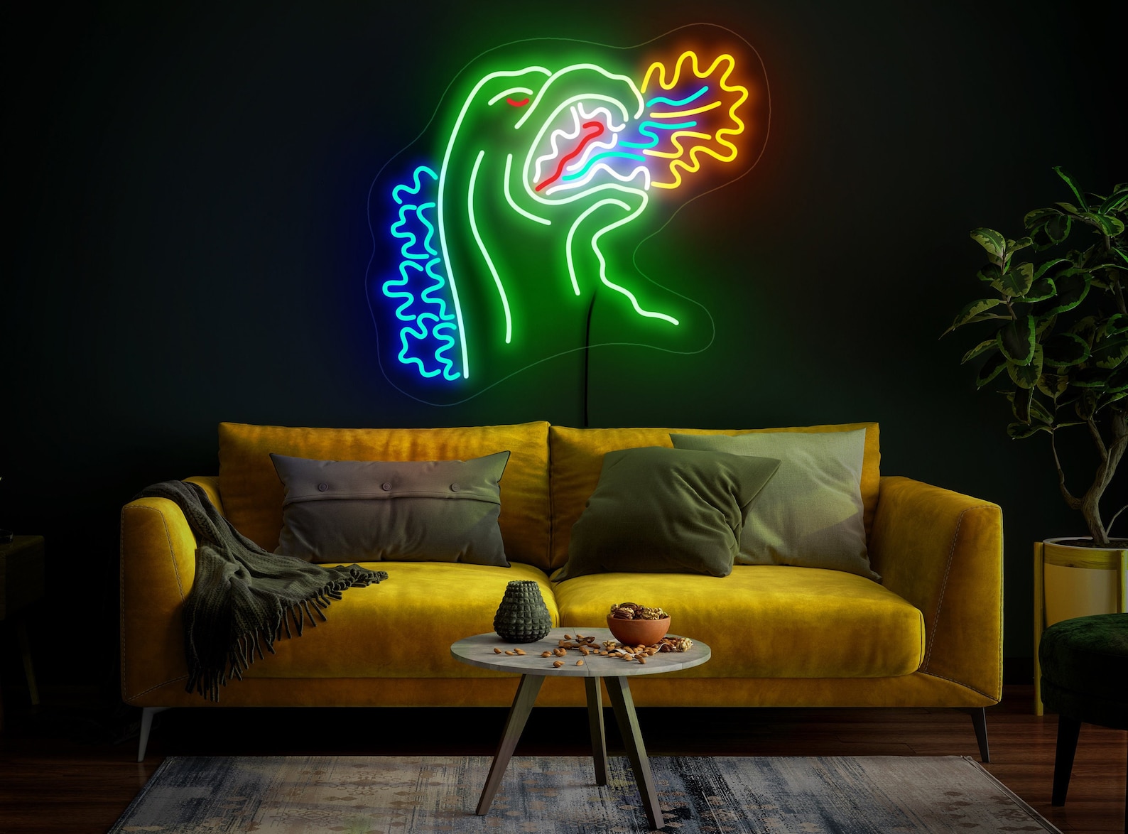 Godzilla Led Sign, Godzilla Neon Sign, Movie Neon Sign, Animal Neon ...