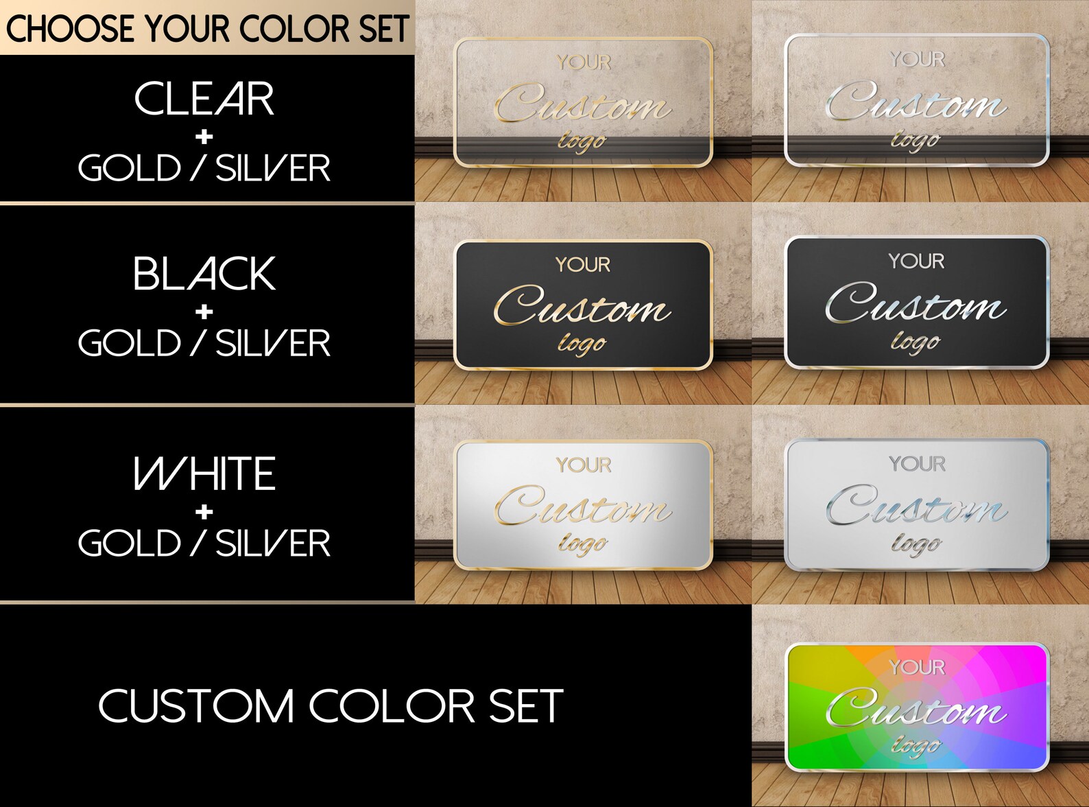 Custom Business Logo Sign Custom Acrylic Sign Business - Etsy